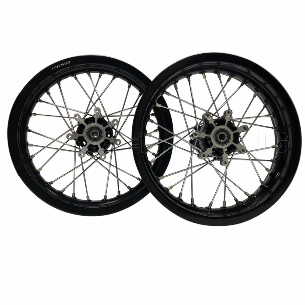 Aluminum Motorcycle Wheel Rim Set for KX 65 - Durable & Lightweight