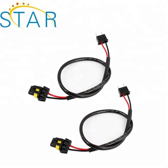 H7 Male To 9005 Female Connector Wire Harness For Hid Ballast - Buy ...