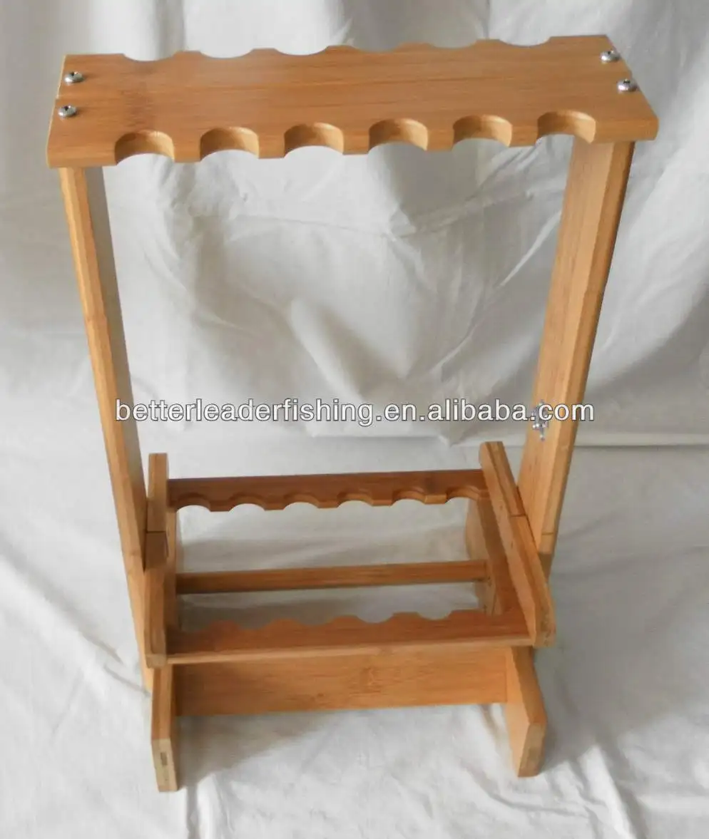 Tahta Olta - Premium Wooden Fishing Rod Rack Made in China