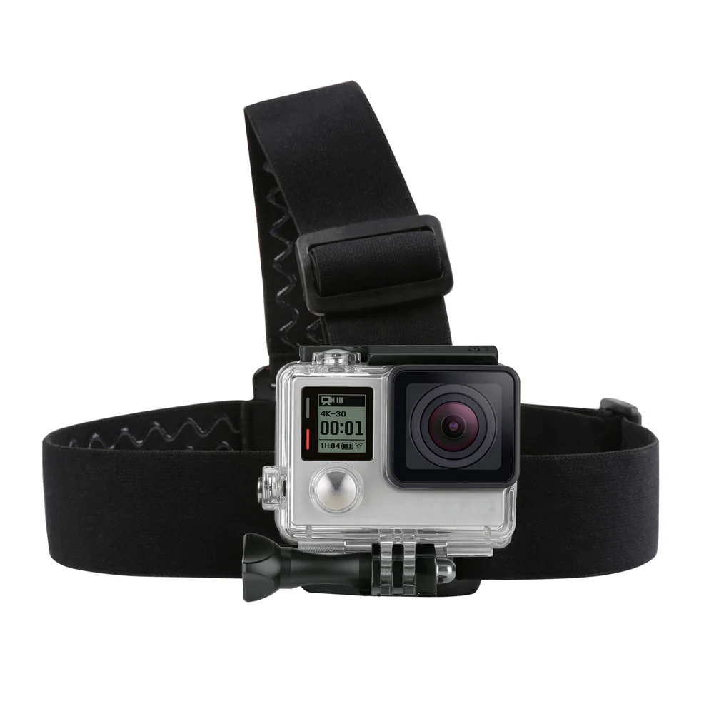 Elastic Headband Helmet Strap Mount Head Strap For Camera Gopros And ...