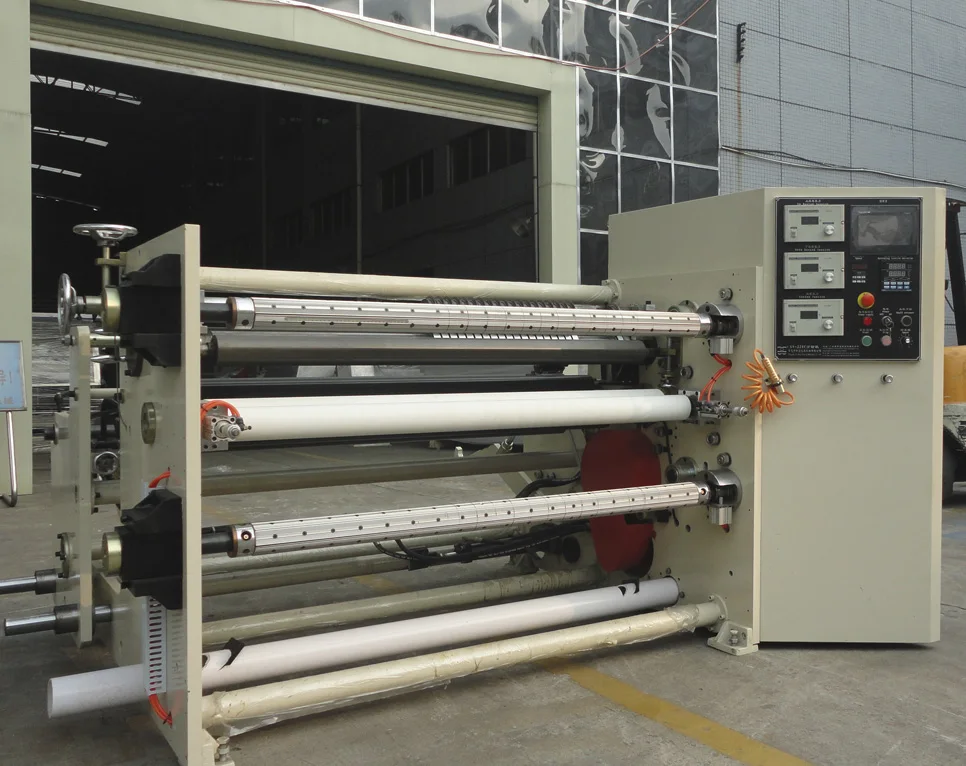 Non Woven Interlining Fabric Slitting Rewinding Machine - Buy Fabric ...