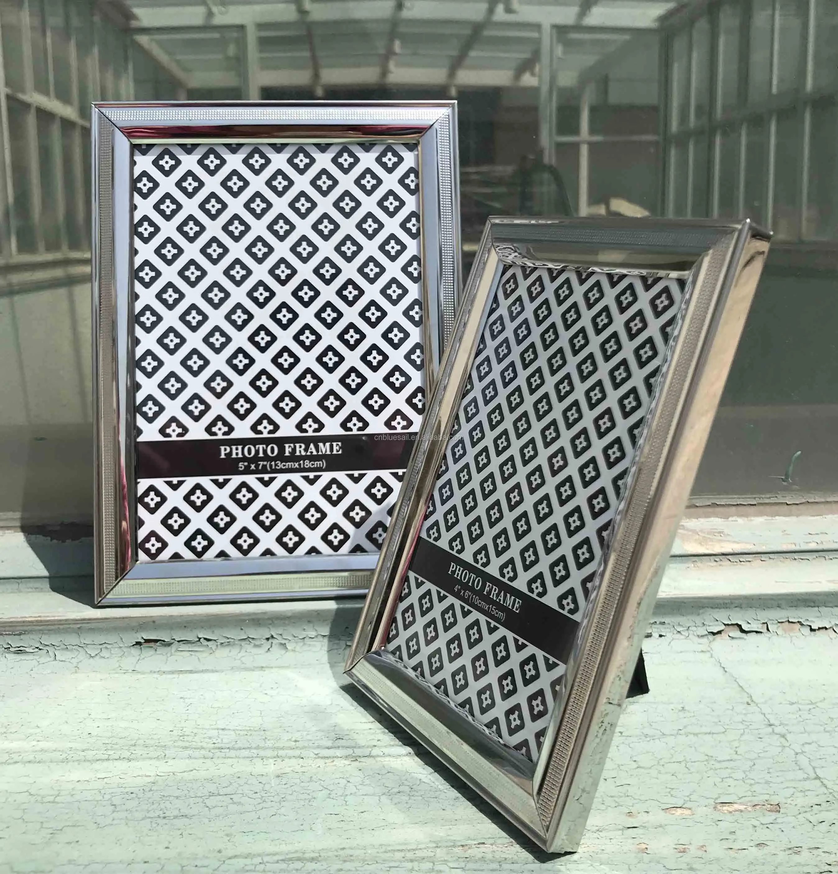 Silver Shiny Photo Frame,4x6"5x7"8x10" Picture Frame,Metal Gift For ...