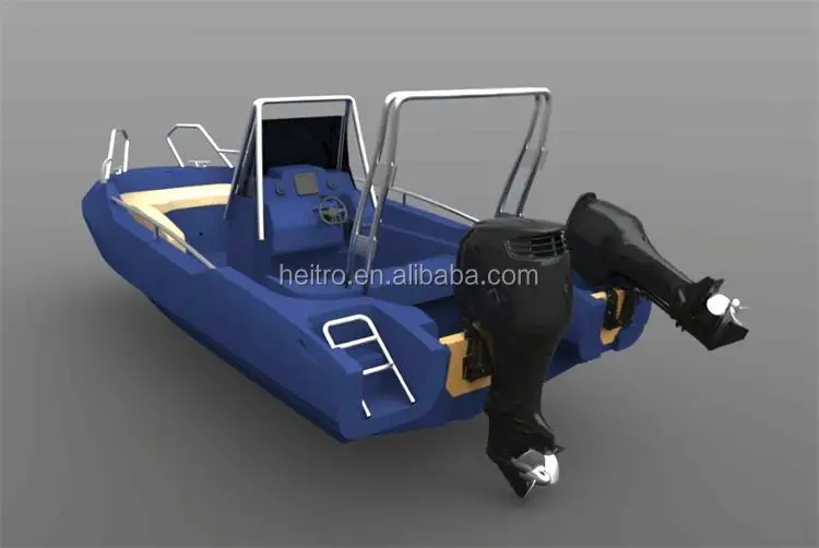 Roto Molded Polyethylene Plastic Engine Power Boat - 500kg