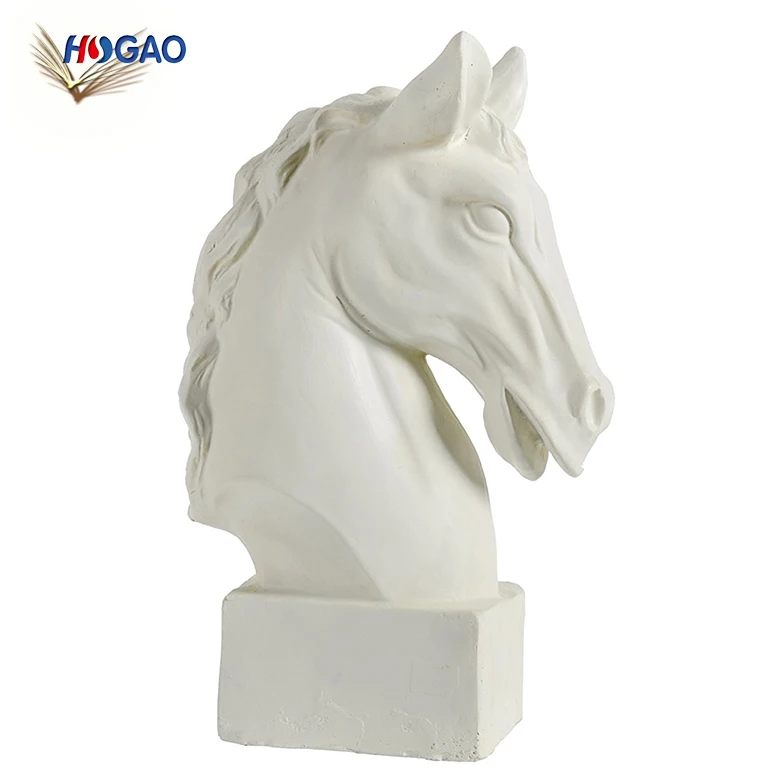 High Quality Large Resin Horse Head Sculpture for Decoration