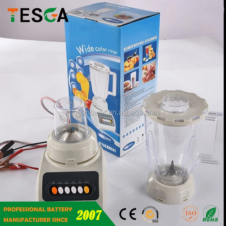 12V DC Electric Blender for Car, Truck, Solar – Efficient 200W Juicer ...