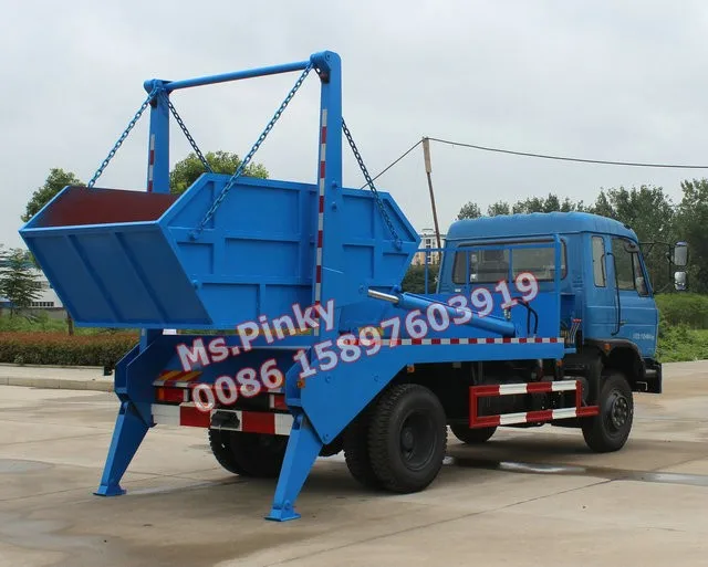 8cbm Skip Bin Truck Right Hand Drive Truck Skip Bin Loader - Buy 8cbm ...