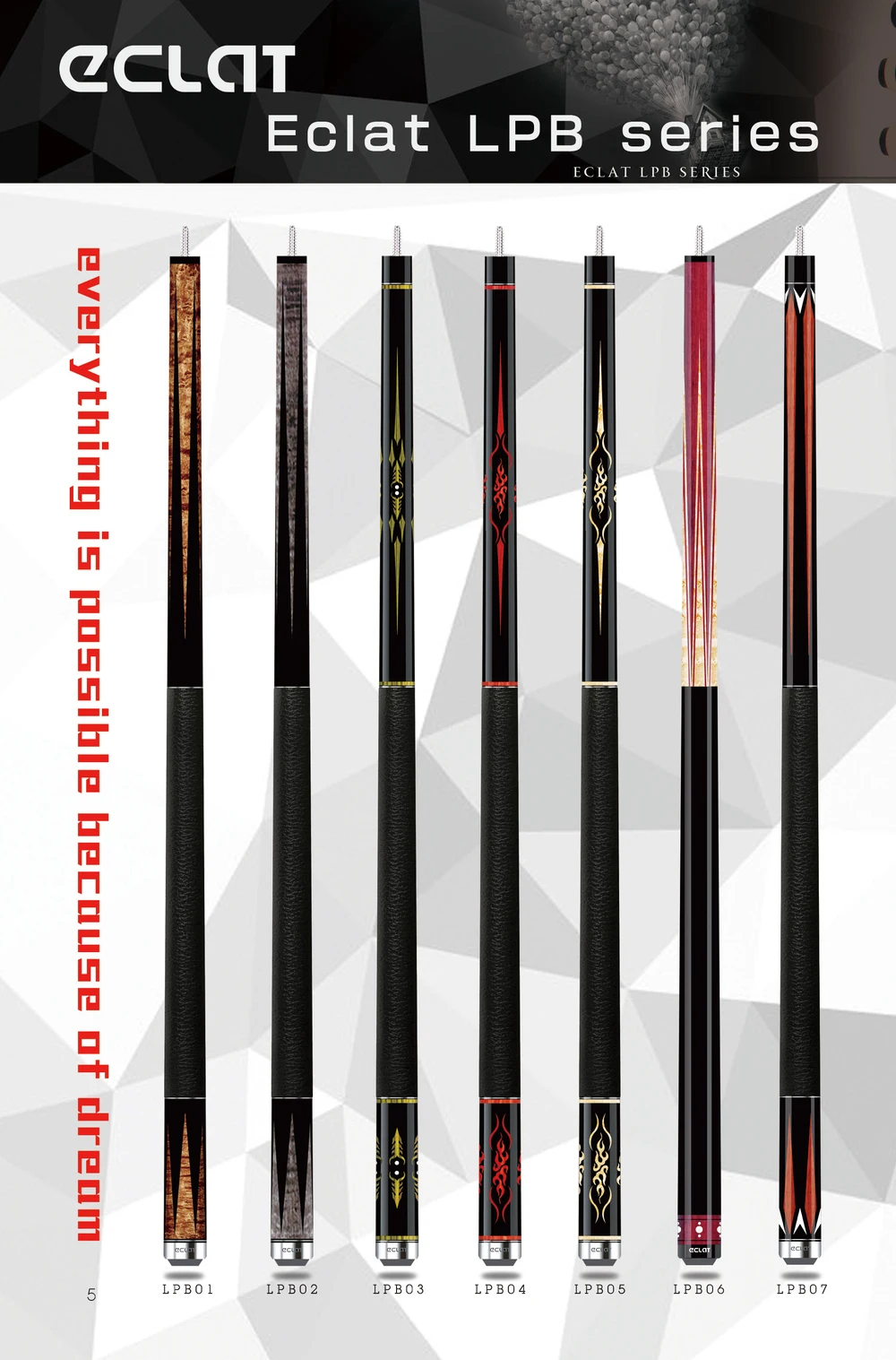 Eclat Lpa-03 A-grade Maple & 12-pieces Pool Cue - Buy Pool Cue Product ...