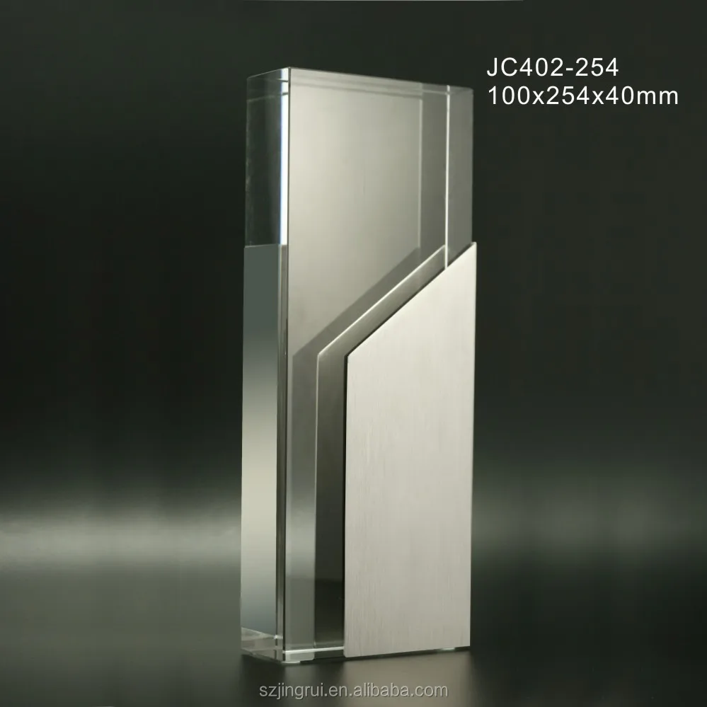 Beveled Column Trophy With Gold Beveled Metal Base| Alibaba.com