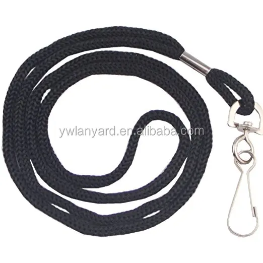 Rope Id Neck Lanyards With Swivel J Hook For Id Cards/badges (assorted ...