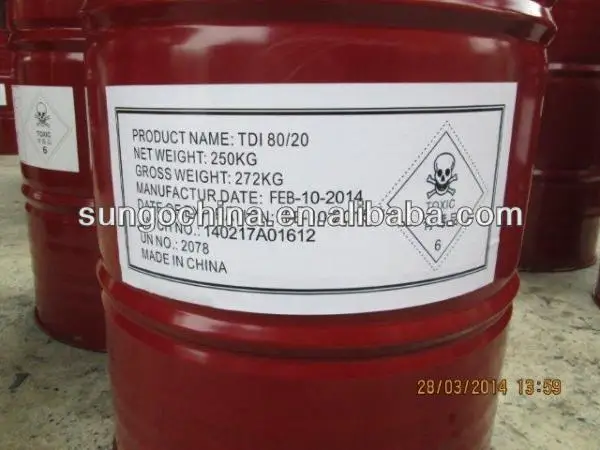 High Purity Toluene Diisocyanate Tdi 80/20 - Buy Toluene Diisocyanate ...