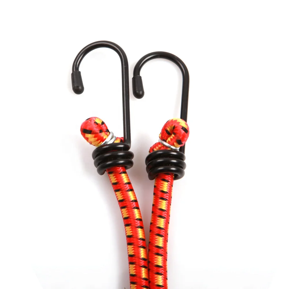 2pcs 8mm Bungee Cord Hardware Elastic Rope With Hooks Straps Cargo ...