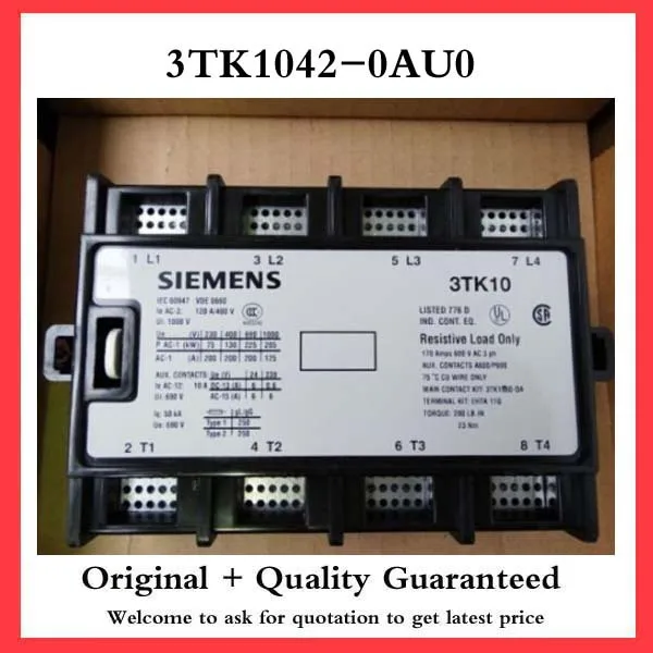 4 Pole 200a Siemens Contactor 3tk1042-0au0 - Buy Siemens Contactor ...