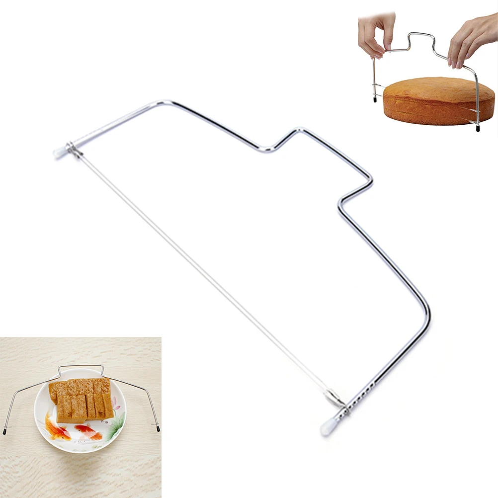 Adjustable Cake Levelers Set Double Wire Cake Slicer Cutter and ...