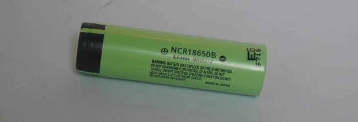 Uprotected Ncr18650b 18650 3400mah 3.7v Rechargeable Battery With Flat ...