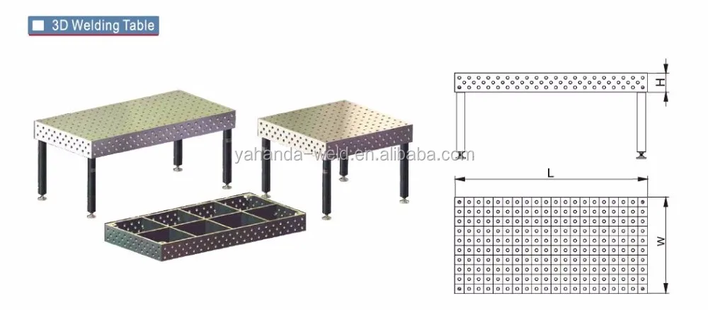High Quality China 3D Welding Table for Efficient Welding