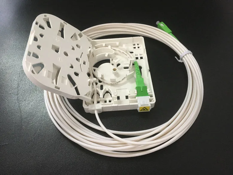 2 Core Atb Fiber Optic Ftth Terminal Box With Sc Shuttered Adapter And Sc Pigtail - Buy Ftth ...