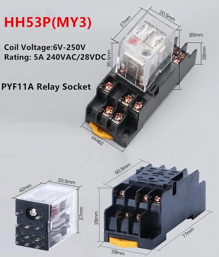 10 Amp 240vac 10a 28vdc Power Relay - Buy Power Relay,Power Relay,Power ...