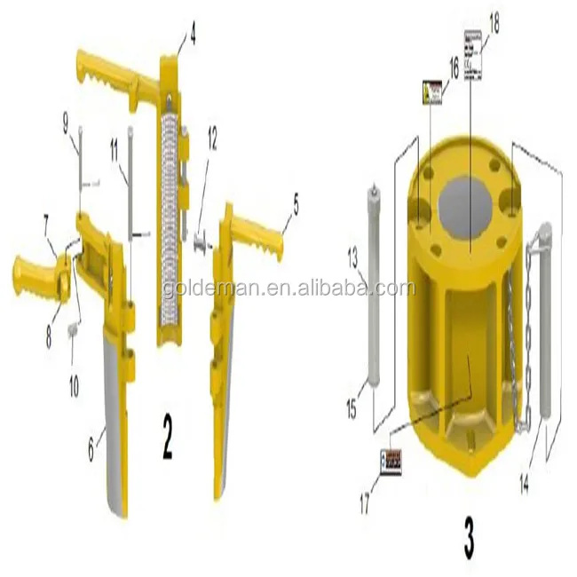 Api Tubing Hinged Spider 4-1/2"-2-7/8"/ Ts Tubing Spiders For Drilling ...