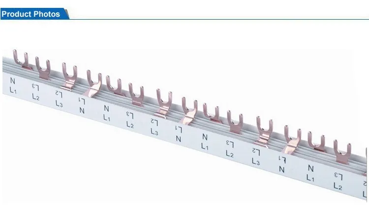 U Type 1p 2p 3p 4p Electrical Copper Comb Busbar - Buy Comb Busbar ...