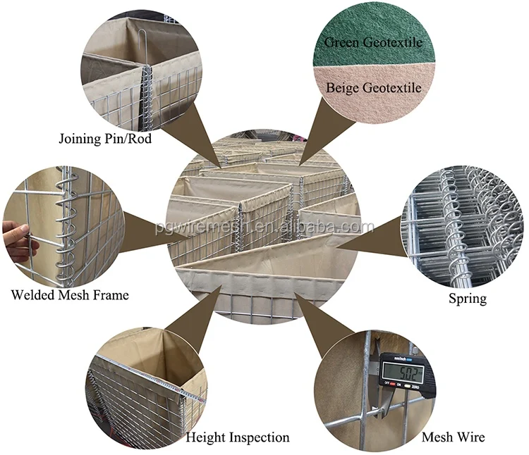 Army Protective Defensive Barrier Hesco Bag - Buy Hesco Bag,Hesco ...