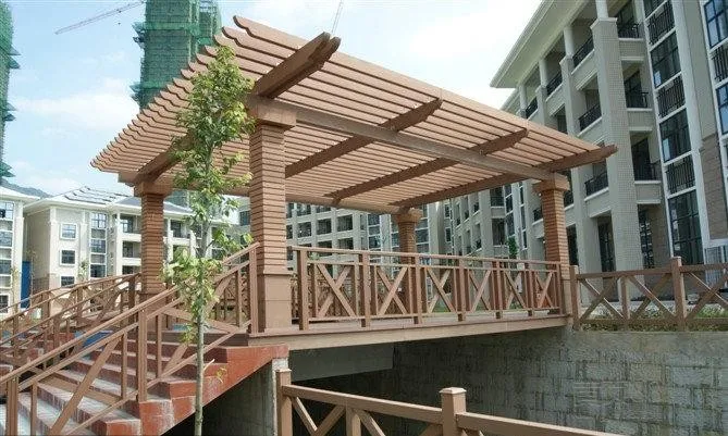 Wood Plastic Composite Wpc Pergola Gazebo - Buy Wood Plastic Composite ...