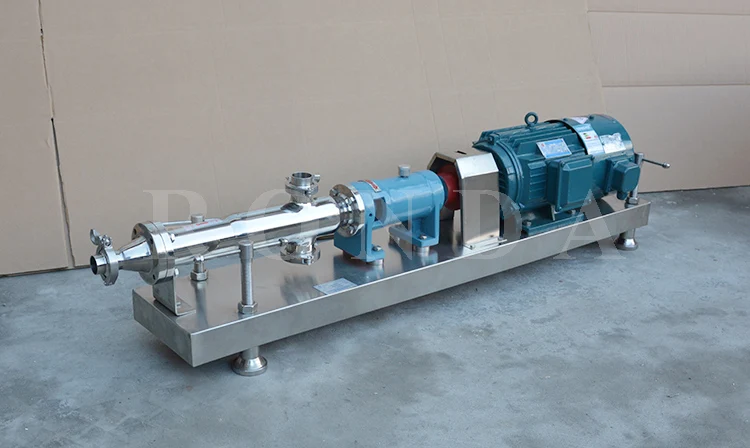 Gw Stainless Steel Food Grade Mono Screw Pump For Mayonnaise / Salad ...