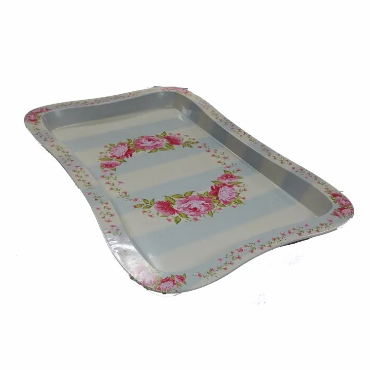 Custom Rectangular Tin Tray,Rolling Tin Tray,Tin Serving Tray - Buy ...