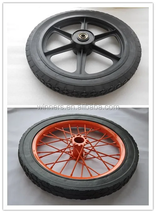 16 Inch Plastic Solid Rubber Spoke Wheel For Food Cart - Buy Chrome ...