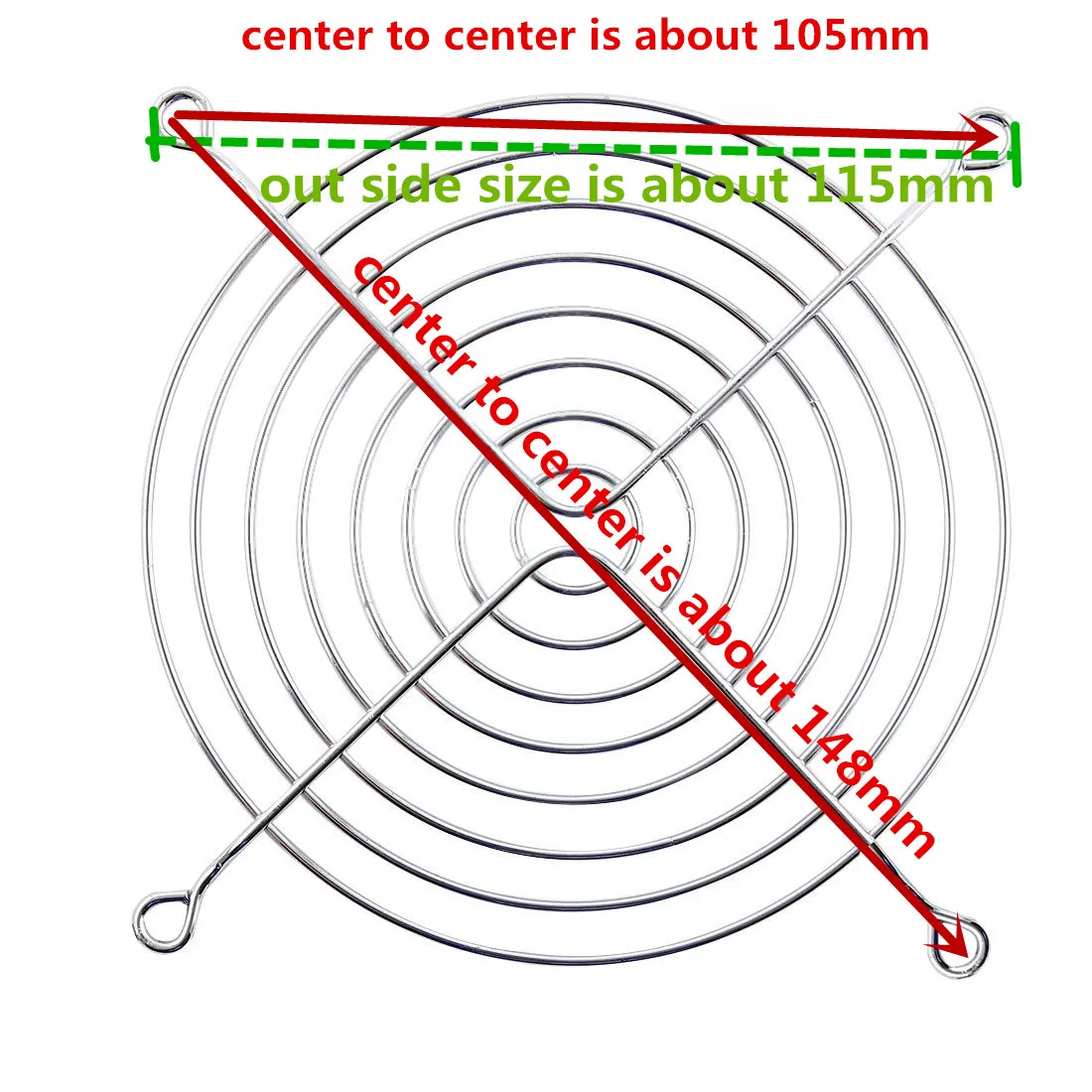 Custom-made computer PC cooling Fan mesh cover metal Fan shield ...