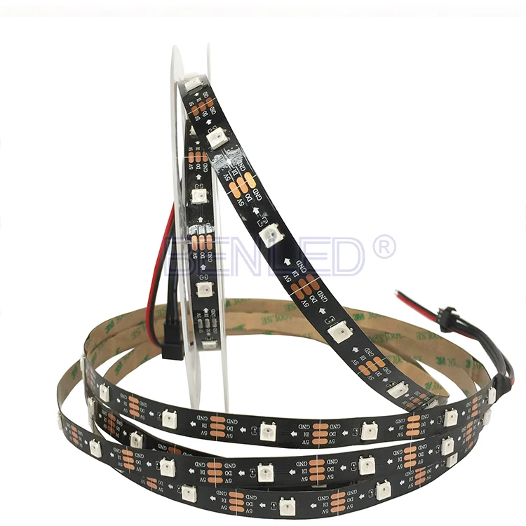 Premium Quality Ws2812ic Ws 2812b Black Pcb 5v Digital Side Emitting ...