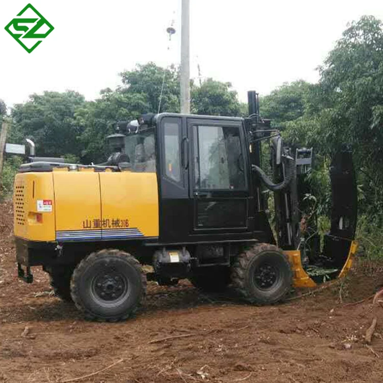 Digging Hole And Moving Tree Four Blade Spade Tree Digging Machine ...