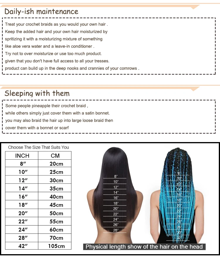 New Product 100% Premium Synthetic 18inch 10strands Crochet Braids Faux ...