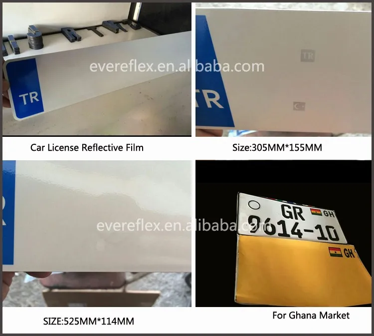 Numbers Reflective License Plates For Car - Buy Reflective Car Plate ...