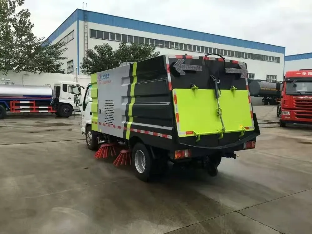Road Sweeper 4x2 Street Sweeping Truck Hydraulic Road Sweep 5m3 6m3 8m3 ...