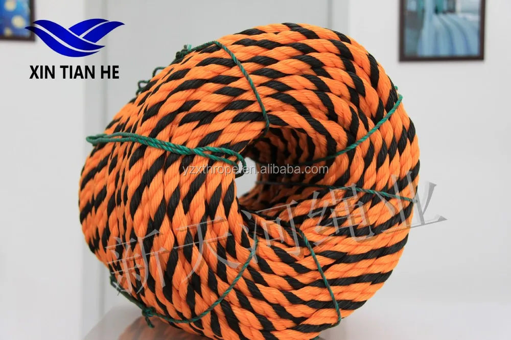 High Strength 3 Strands 16mm Polyethylene Tiger Rope - Buy Rope,Pe Rope ...