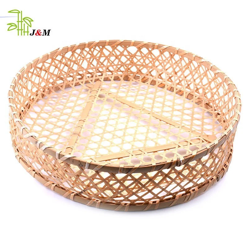 Wholesale Natural Food-safe Fruit Storage Bamboo Basket,Handmade ...