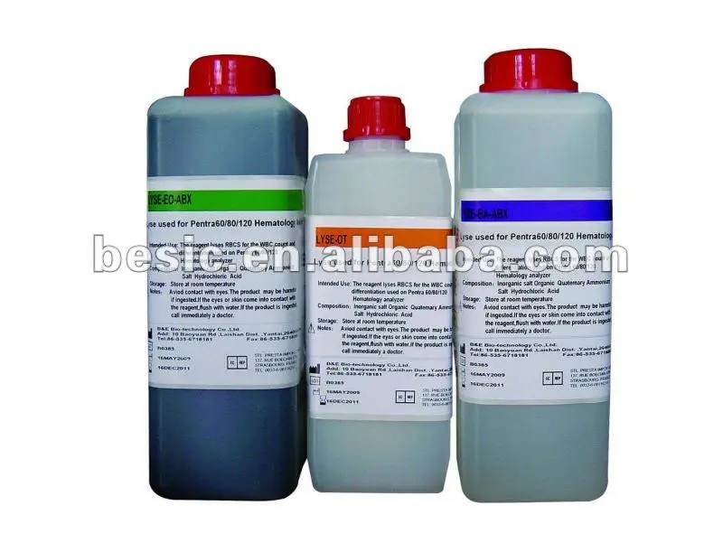 Hematology Reagents For Sysmex,Mindray,Abx,Coulter Swelab Ac,Abacus ...