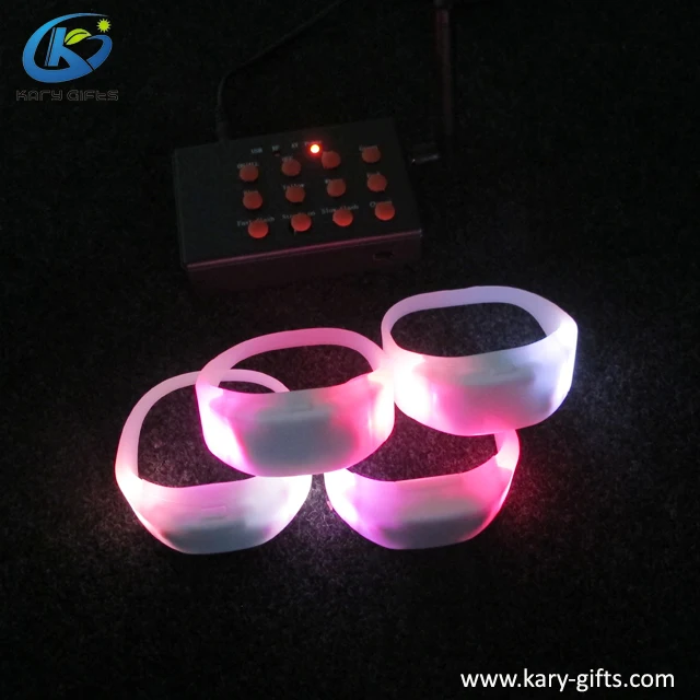 Radio Led Flashing Bracelet - Perfect for Events & Concerts