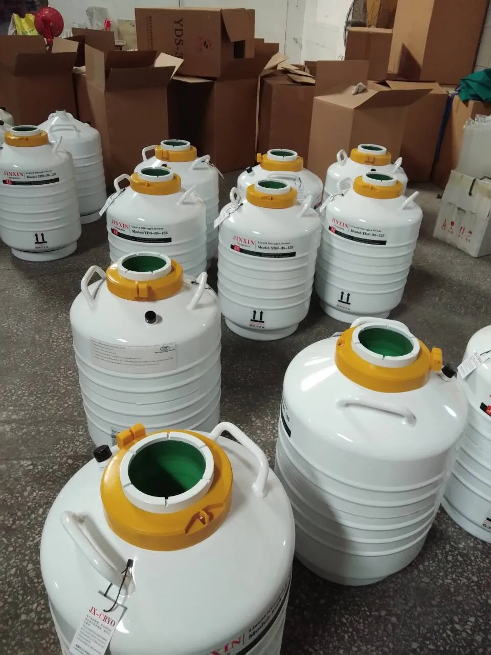 Jinxin Liquid Nitrogen Transport Dewar Tank For Cow Sperm - Buy Liquid ...