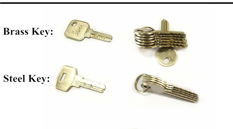 Ce Aluminium Double Dom Key Cylinder Dimple Lock Cylinder With Low ...