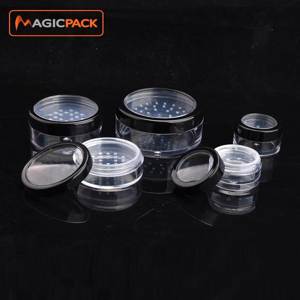 Empty Loose Powder Container With Sponge - Buy Loose Powder Container ...