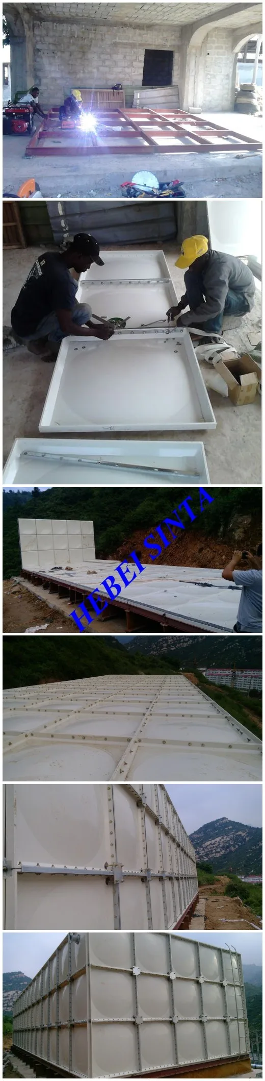 30 Cubic Meter SMC Water Storage Tank - Durable FRP Construction for ...