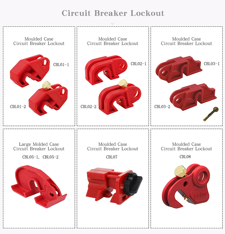 Universal Moulded Case Safety Plastic Lockout Devices Circuit Breakers ...