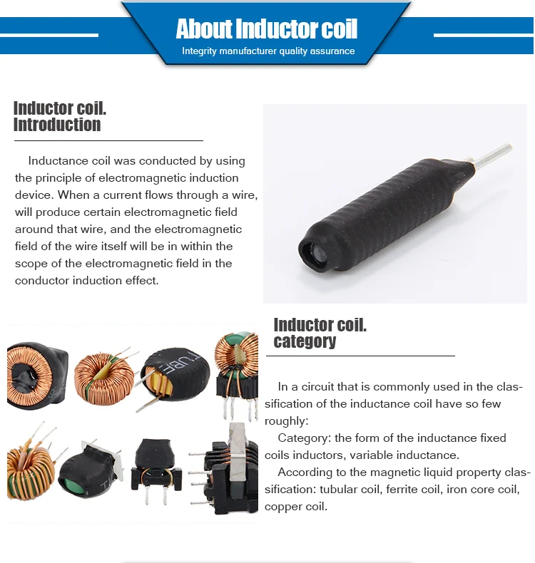 Mini Wire Wound Choke Core Coil 100mh 100uh Ferrite Rod Iron Core ...