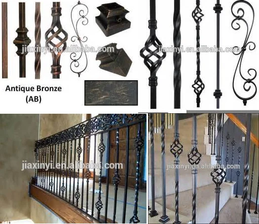 Fancy Wrought Iron Balcony Railing Designs for Mexican Homes