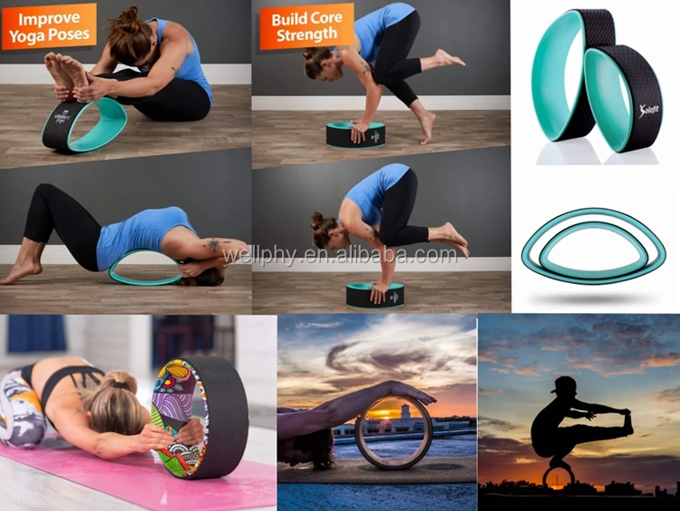Dharma Yoga Prop Wheel Half Yoga Wheel Roller Comfortable & Durable ...