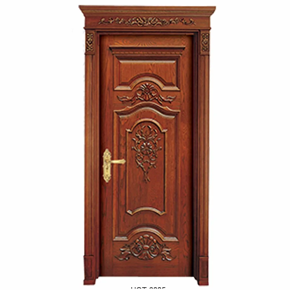 Classical English Interior Wood Door Float Design by HOTIAN