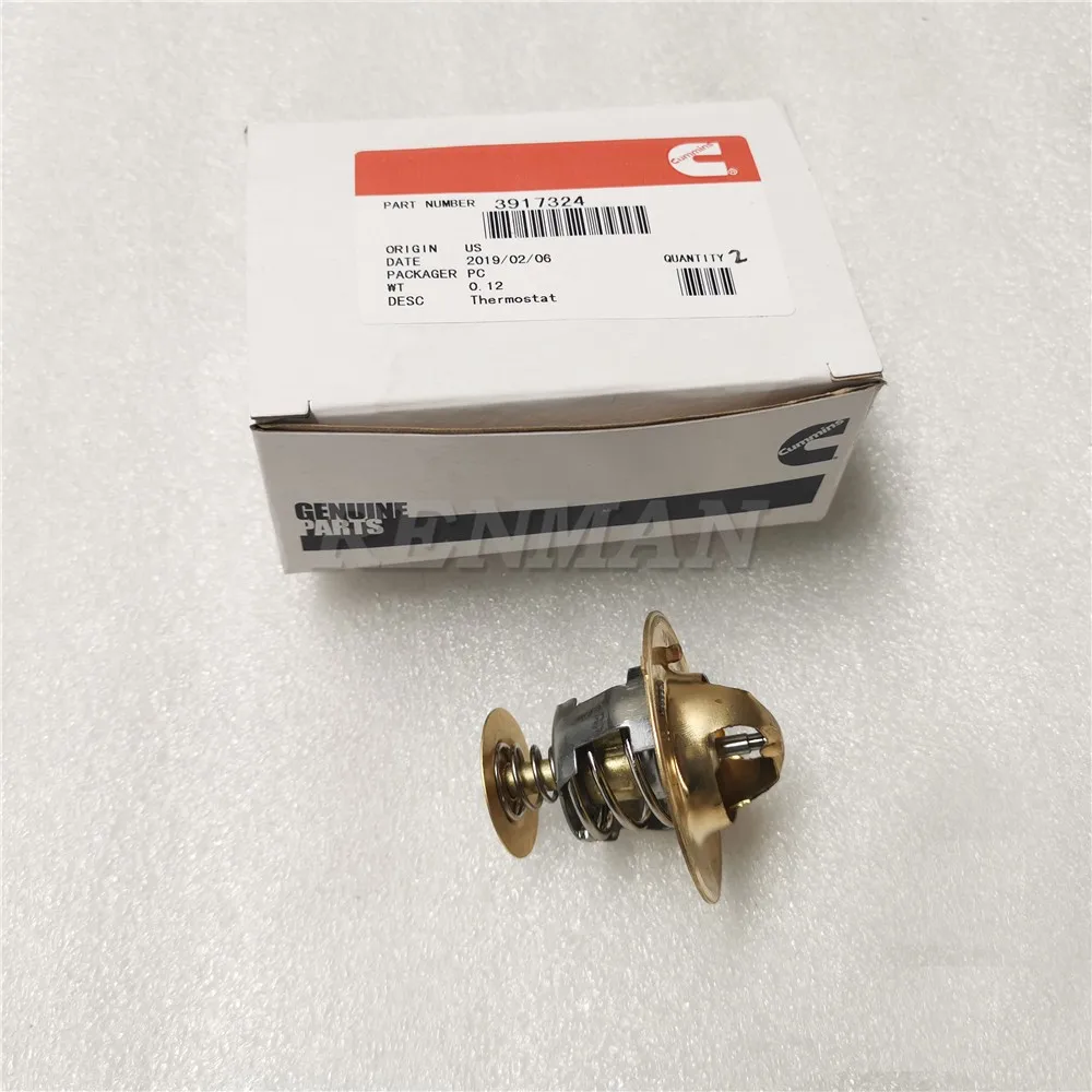 Cummins 6BT 6BT5.9 Engine Thermostat 3917324 3902465 3906700 3910706 ...