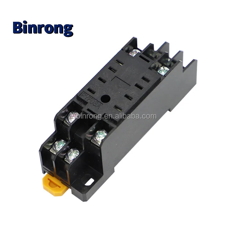 Pf083a Round 8 Pin Relay Socket Base Holder - Buy Auto Relay Socket 8 ...