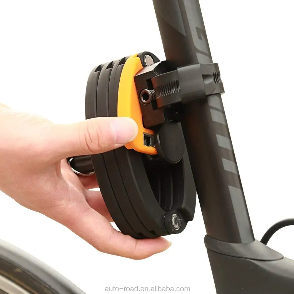 Super Heavy Duty Anti-theft Foldable Bicycle Bike Lock With Usb ...